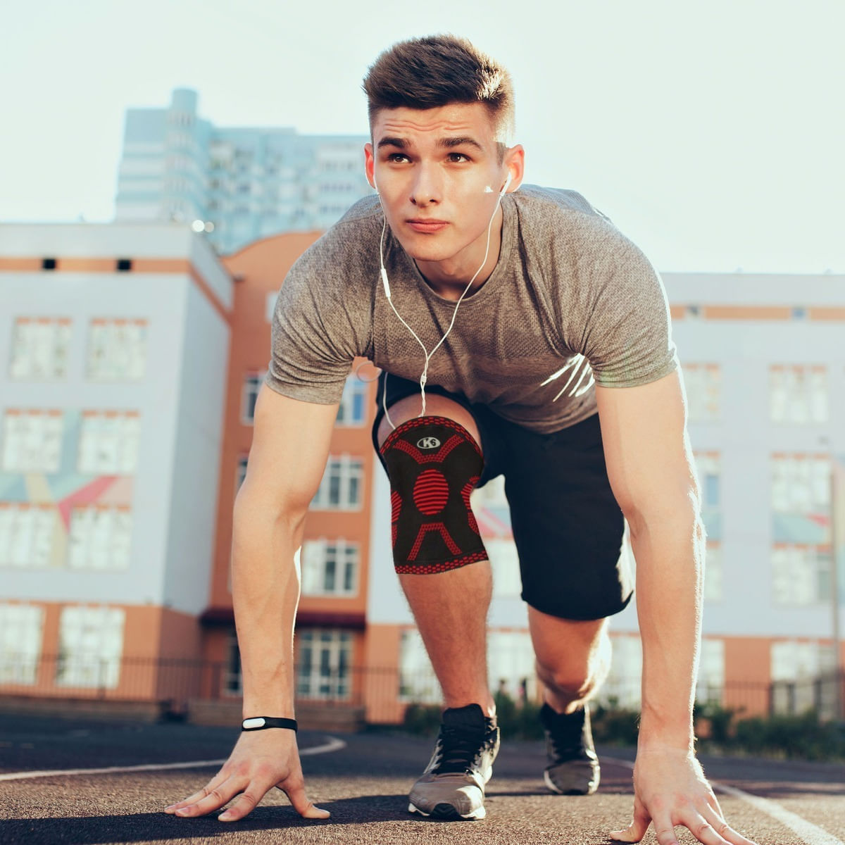 Rodillera Compresión Crossfit Gym K6 - XL - Agaval