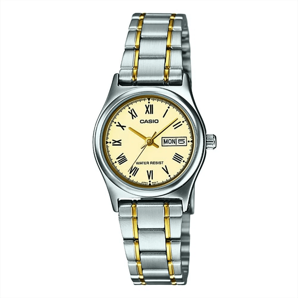 Reloj Casio Para Mujer Acero Dorado Original Ltp-v006sg-9budf - Agaval
