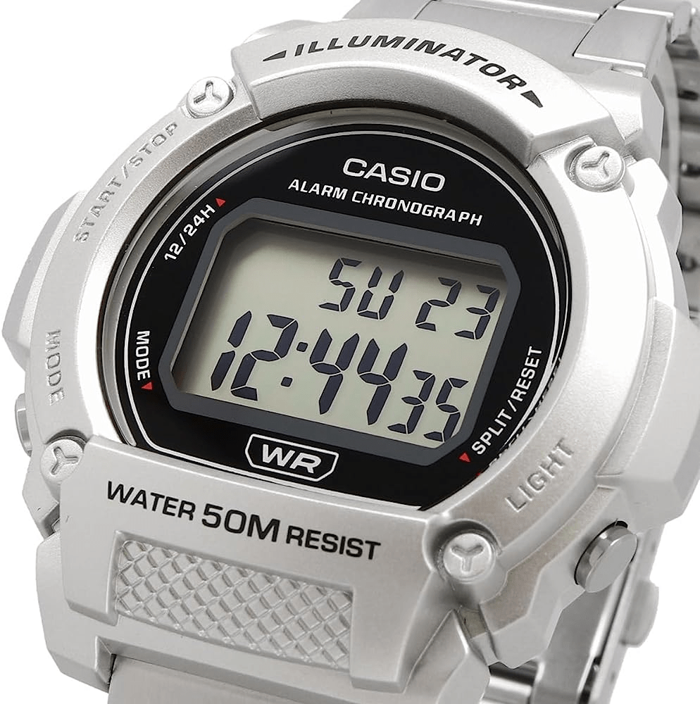 Reloj Casio Para Hombre Acero Original W-219hd-1avdf - Agaval