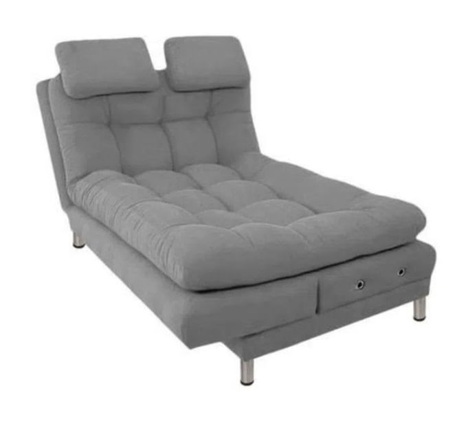 Sofá Cama E-madera Gris Haifa - Agaval