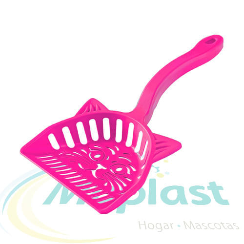 Kit Arenera Mupy Pala Mupy Y Comedero Cara De Gato Rosa - Agaval