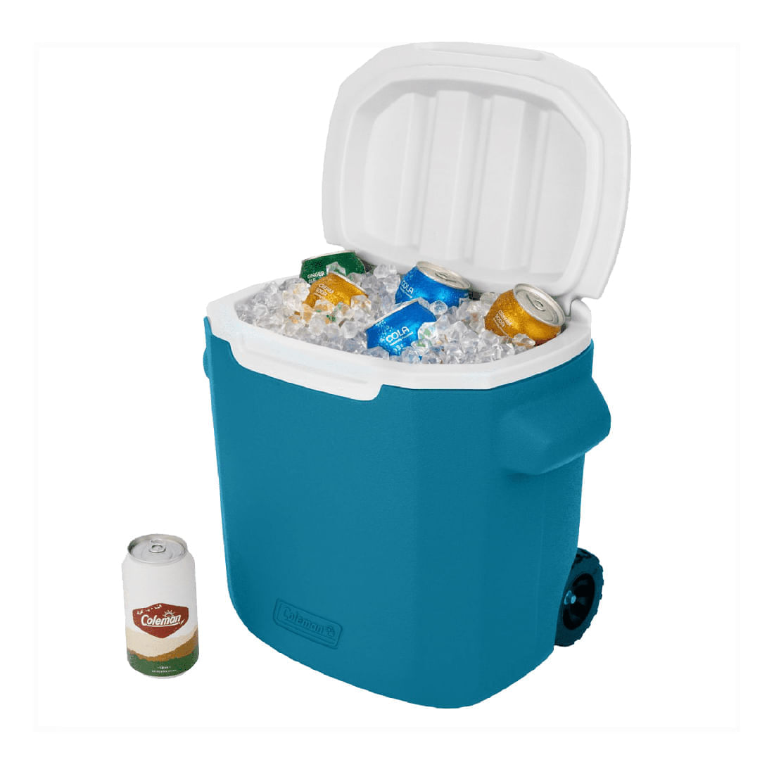 Nevera Portátil Coleman Cava Chiller 28QT Con Ruedas Azul - Agaval