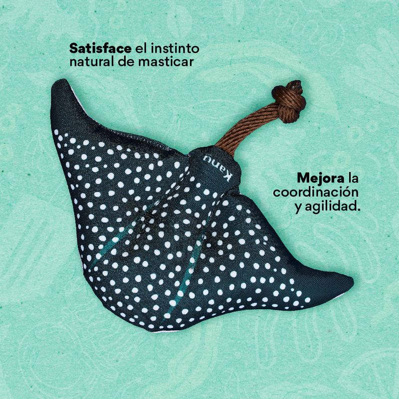 Juguete Kanu Peluche Mantarraya Para Perro - Agaval