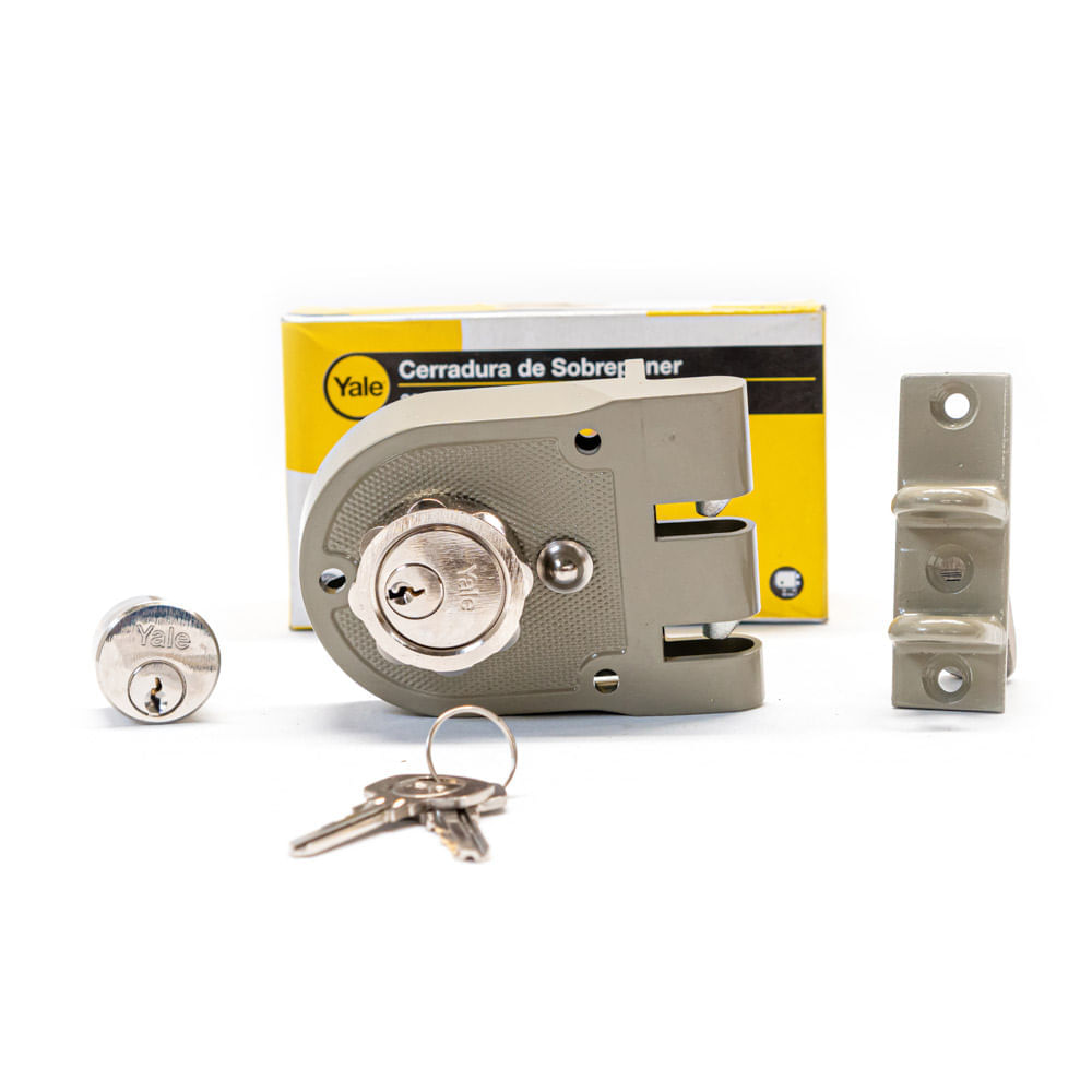 Cerradura sobreponer derecha Yale 396 - Agaval