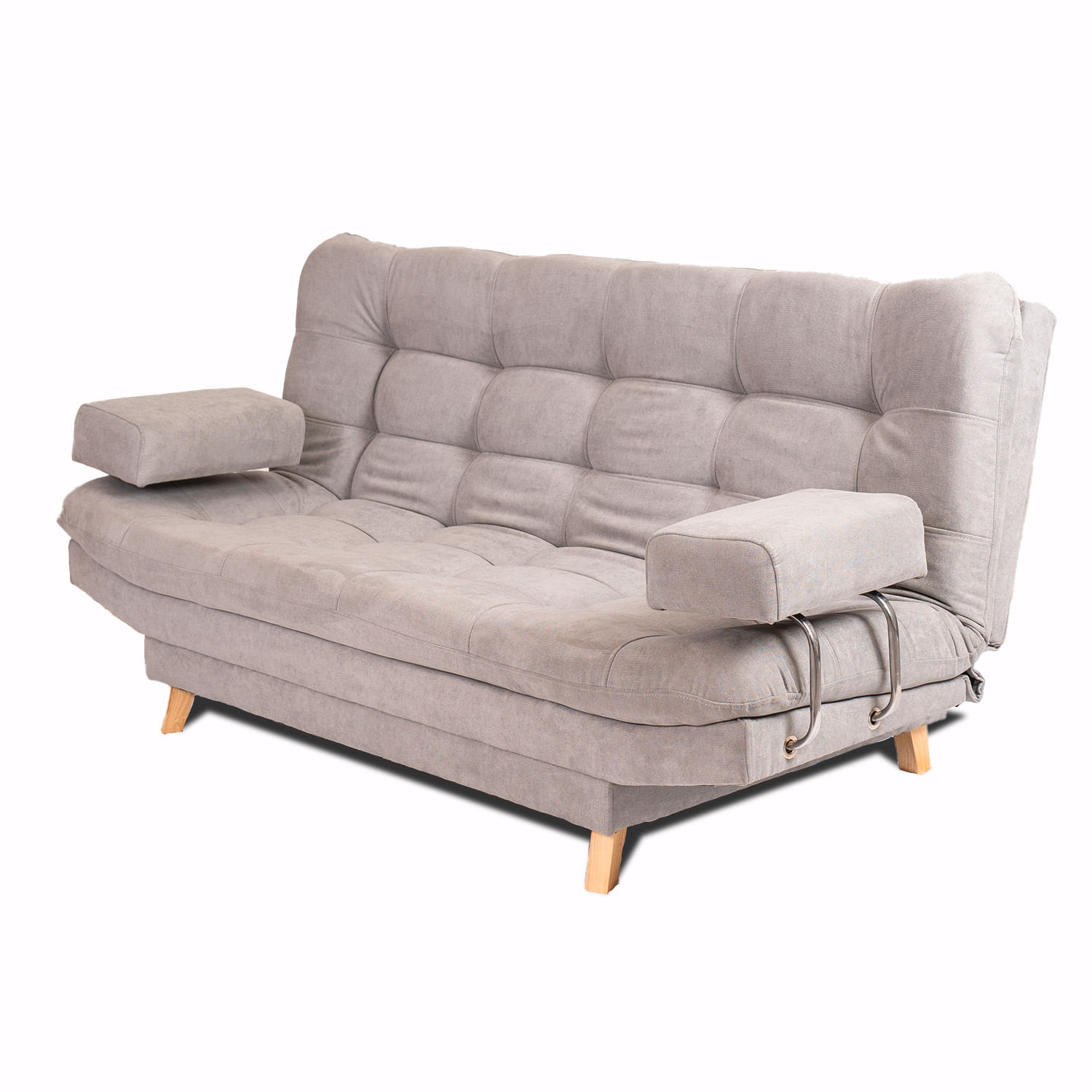 Sofá Cama Valencia Plata. - Agaval