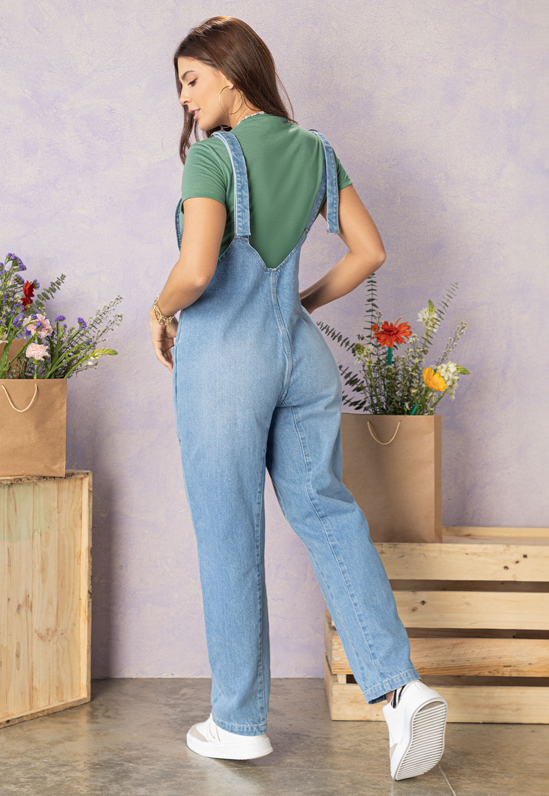 Overall Largo Mujer Azul Atypical 100314 - Agaval