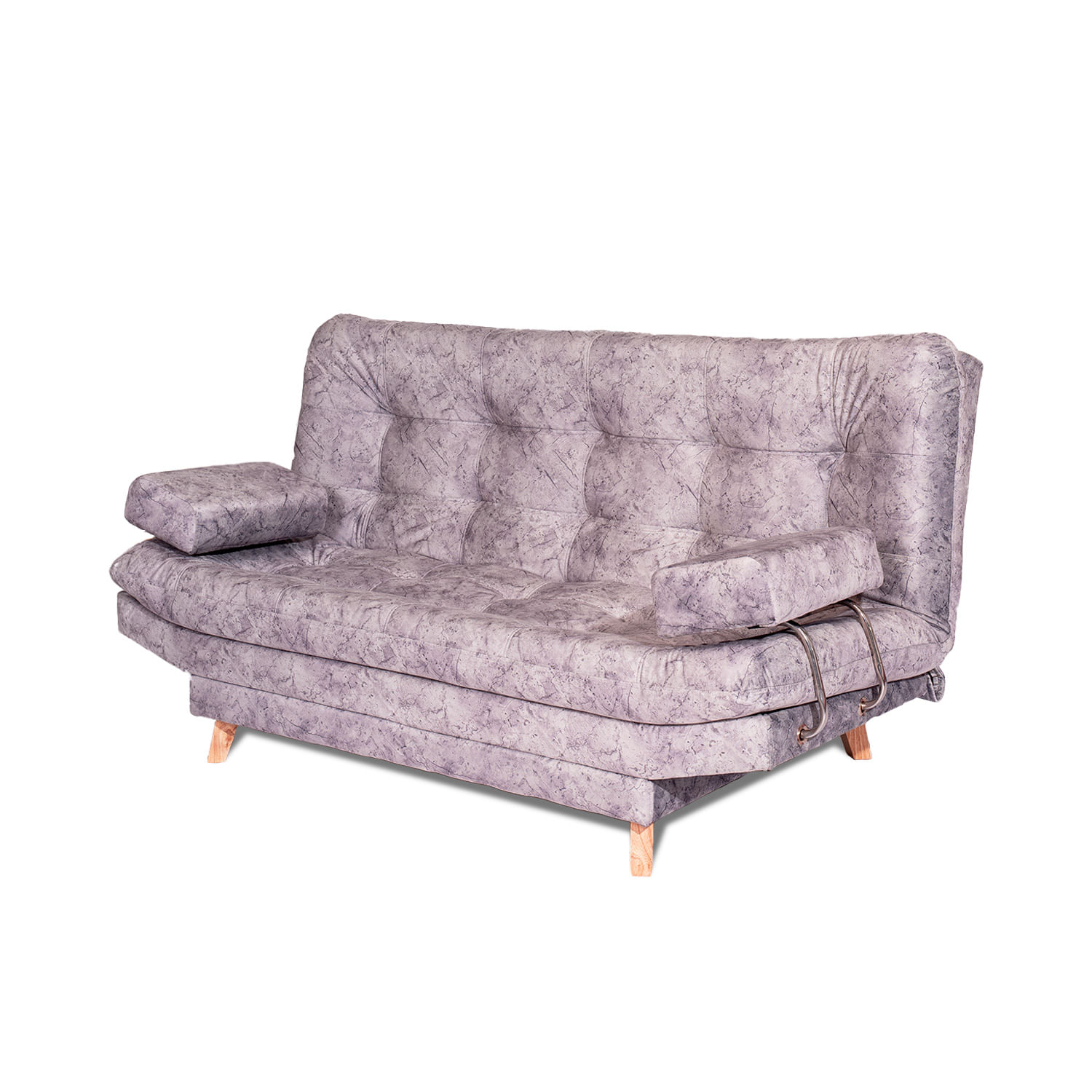 Sofá Cama Valencia Marmol Plata 3 PTOS 180x84x85 - Agaval