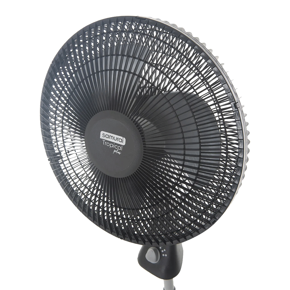 Ventilador Samurai Piso Tropical Plus Negro - Agaval