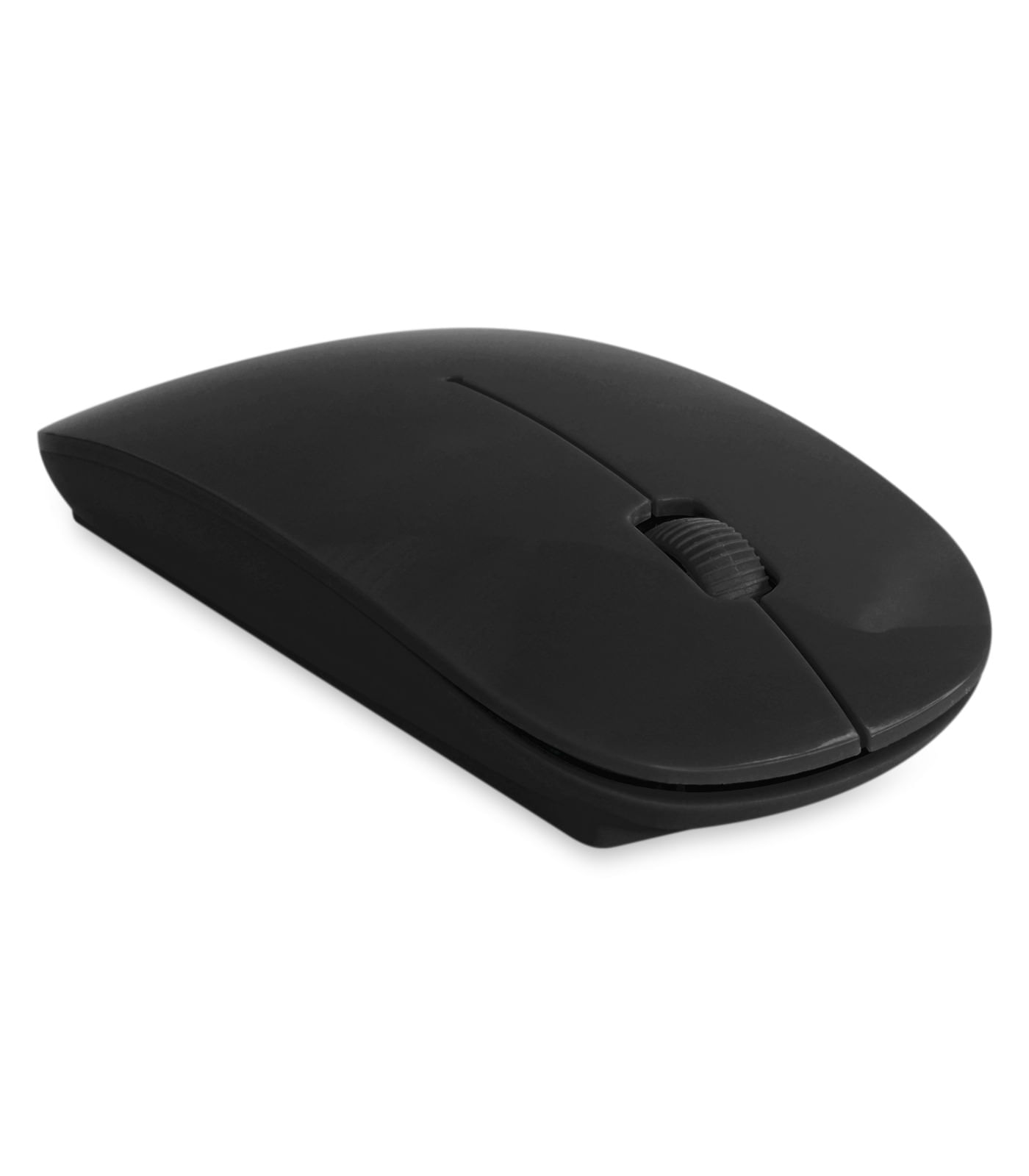Mouse Plano Inalambrico USB Negro - Agaval