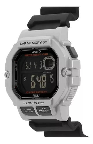 Reloj Casio deportivo para hombre WS-1400H-1BVDF - Agaval