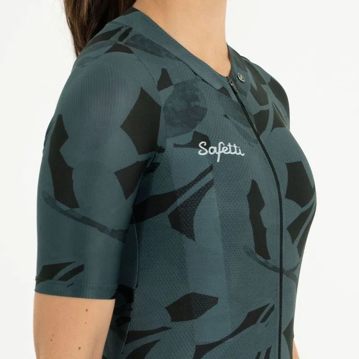 Jersey Ciclismo Safetti M/C Mujer Woons - Agaval