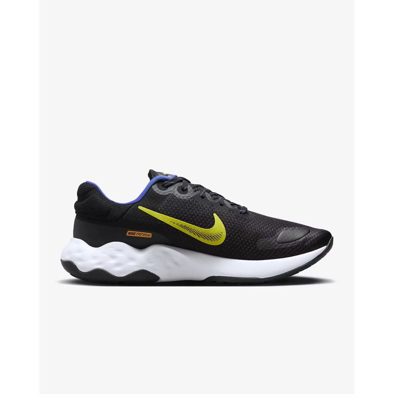 Tenis Nike Hombre Renew Ride 3 Negro Amarillo DC8185-008 - Agaval