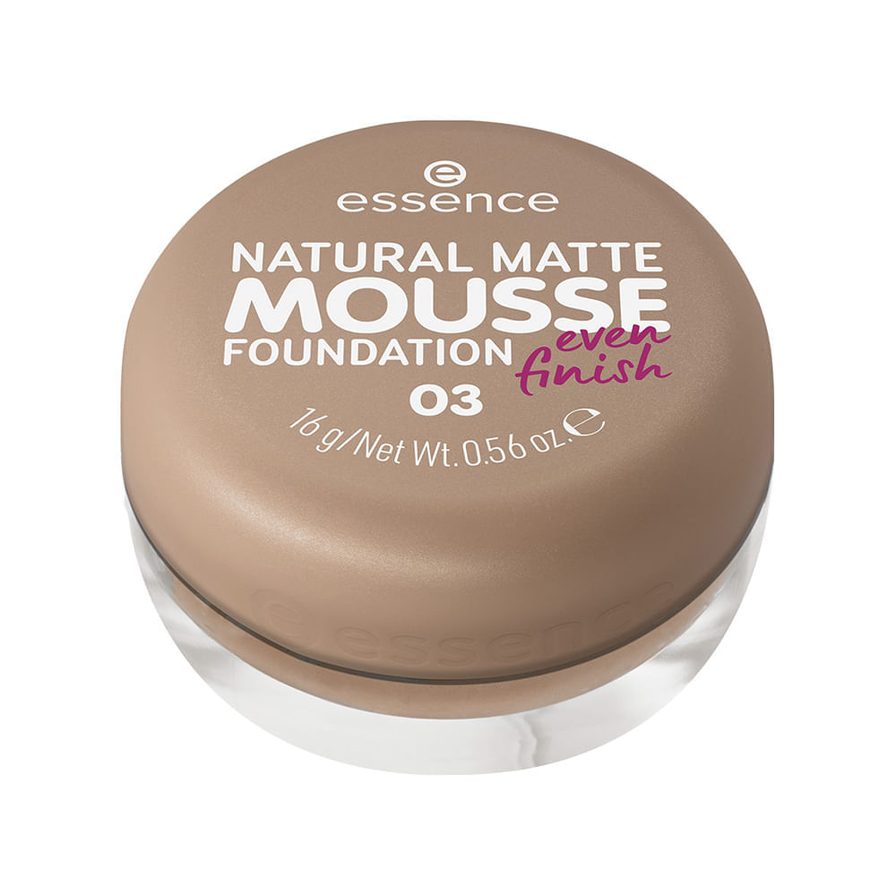 Base Essence Mousse Natural Matte 16gr - Agaval