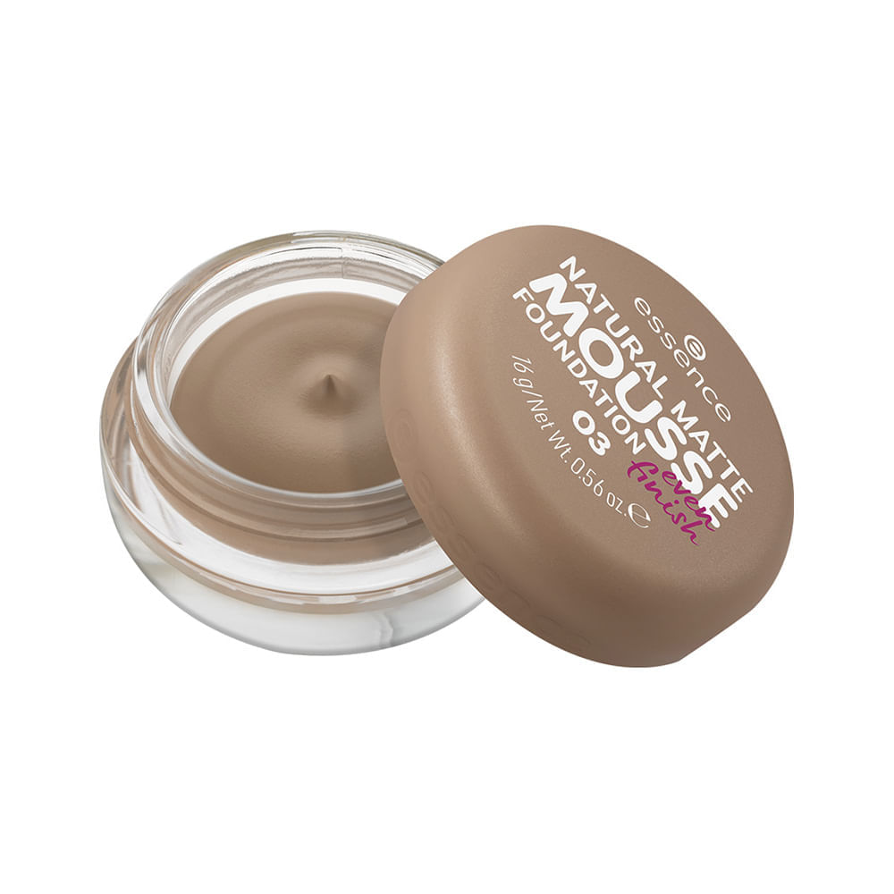 Base Essence Mousse Natural Matte 16gr - Agaval