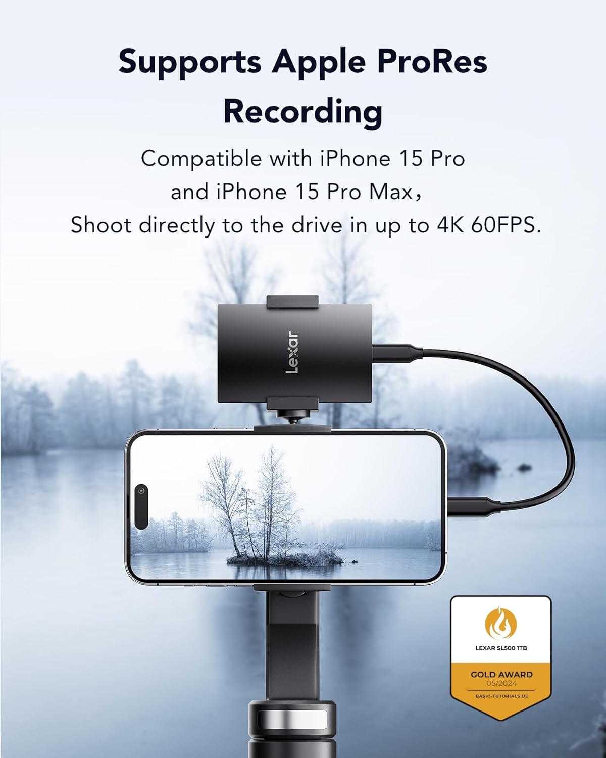 Lexar SL500 SSD externo de 2 TB, USB 3.2 Gen2x2 SSD portátil, PSSD ...