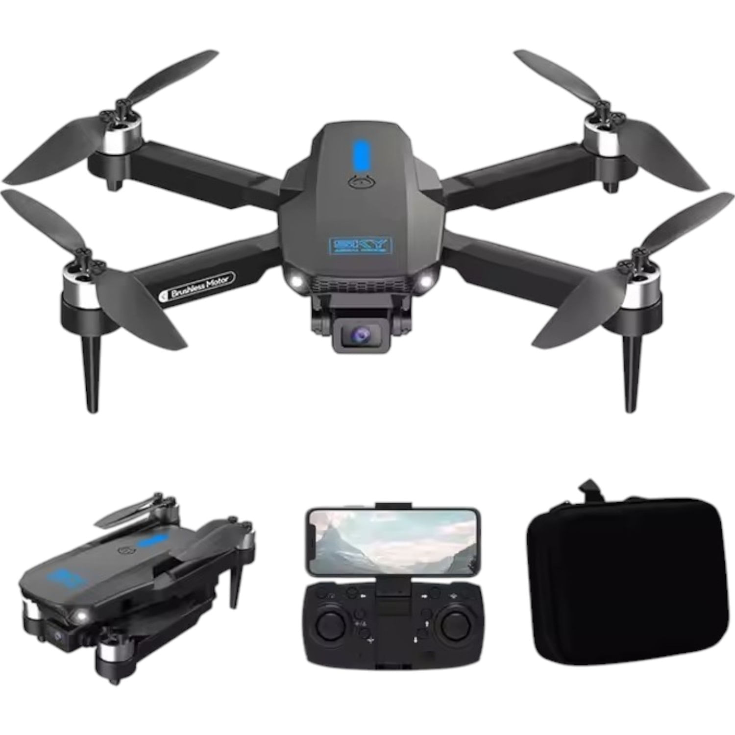 Dron Plegable Para Vuelo Estable Con Camara - Agaval