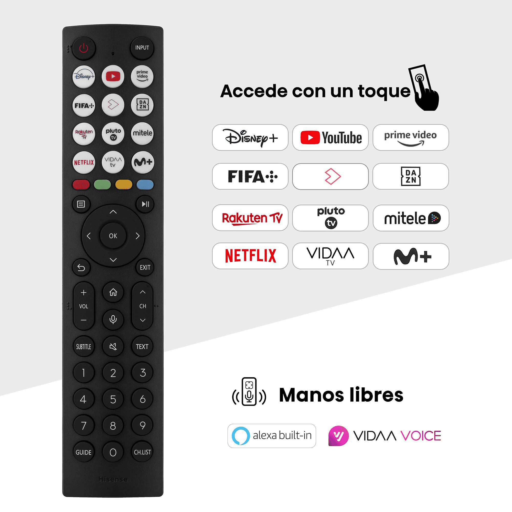 Televisor Hisense 65A6N 65 pulgadas UHD 4K Smart TV - Agaval
