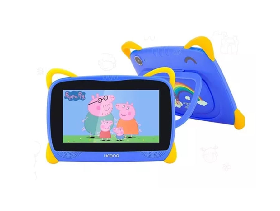 Tablet Krono Kids Colors Ram 1gb / Rom 32 Gb Azul - Agaval