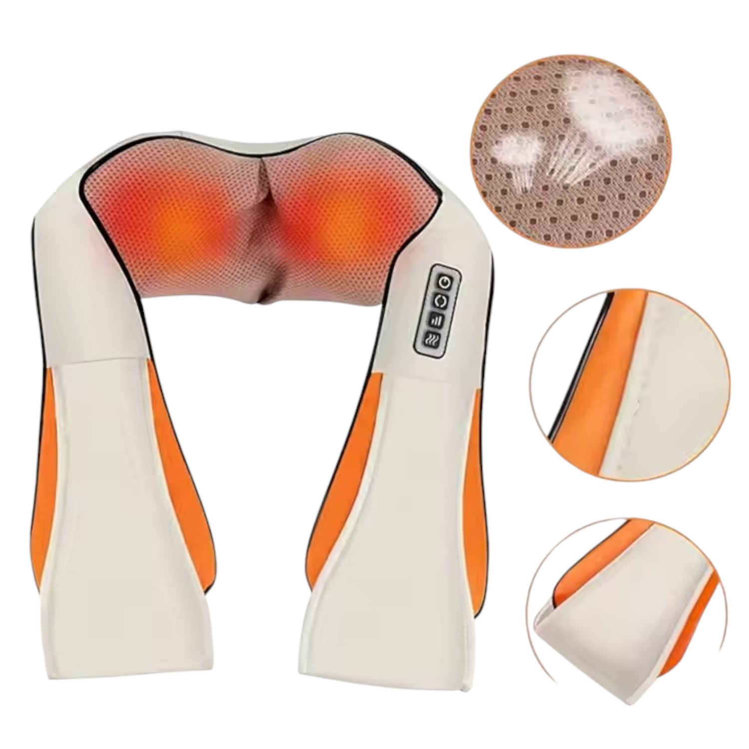 Masajeador Cervical y Espalda con Calor y Rodillos - Agaval