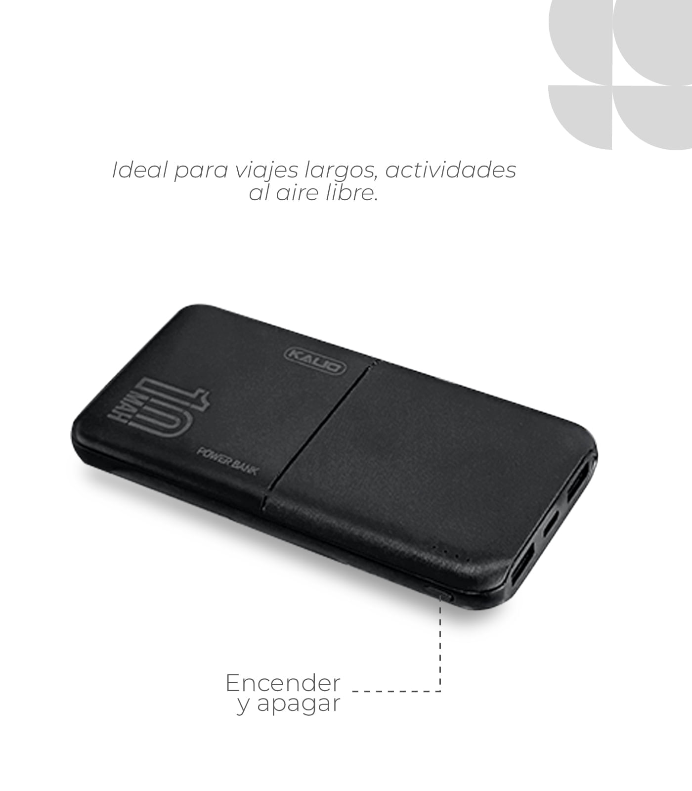 Power bank Mha 10000 R02 Negra - Agaval