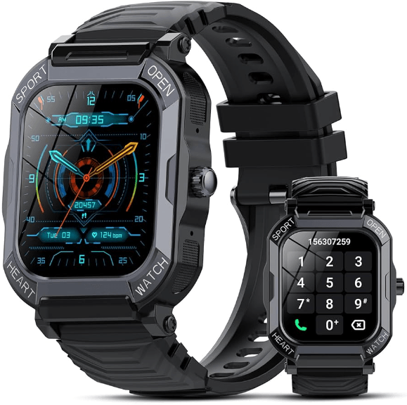 Reloj Smartwatch Inteligente Mobulaa TW22 Negro - Agaval