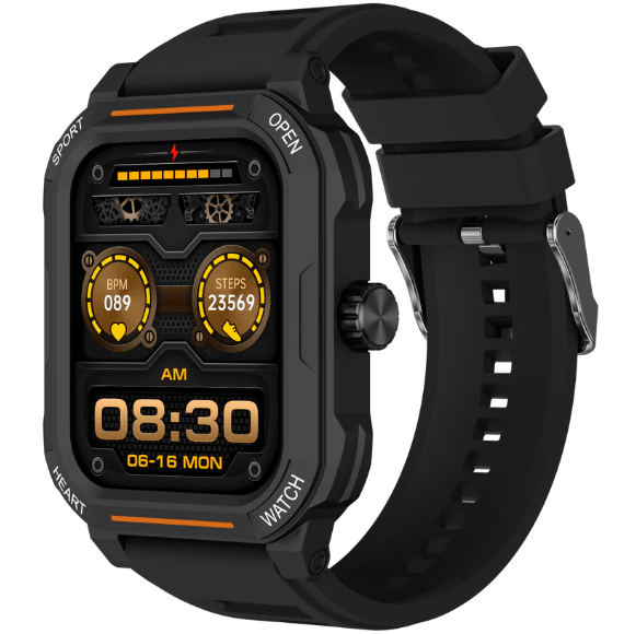 Reloj Smartwatch Inteligente Mobulaa TW22 Negro - Agaval