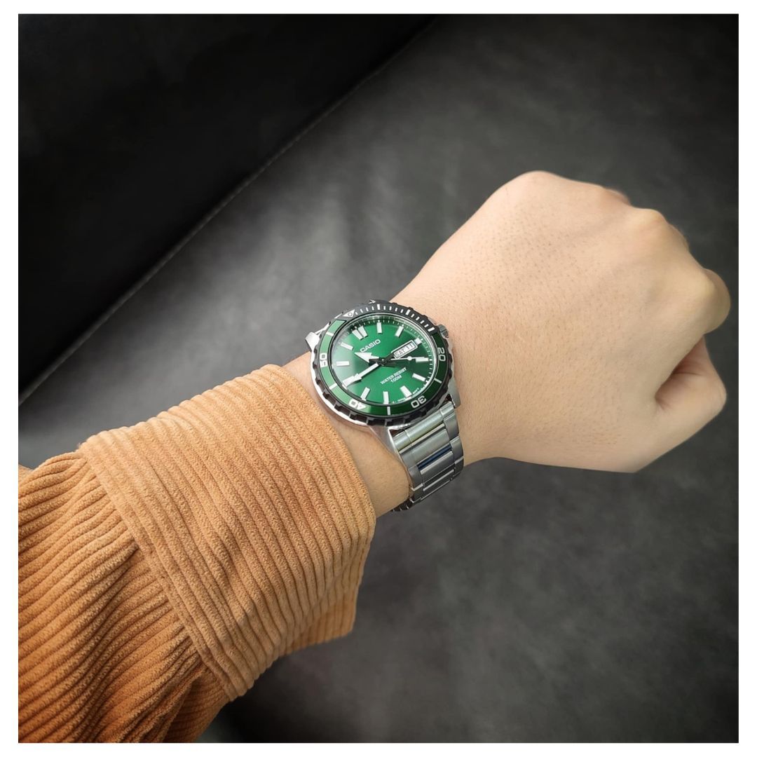 Reloj Casio MTD-125D-3A Sumergible 100 Metros - Agaval