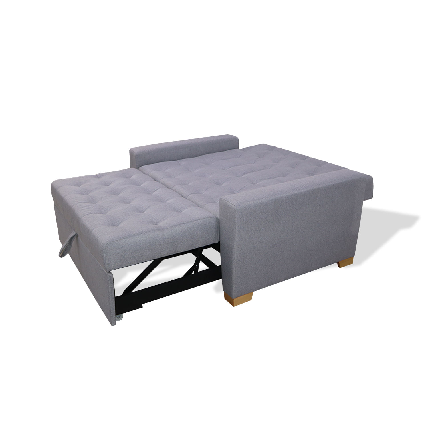 Sofa Cama Ackerman 120x180 cm Gris - Agaval