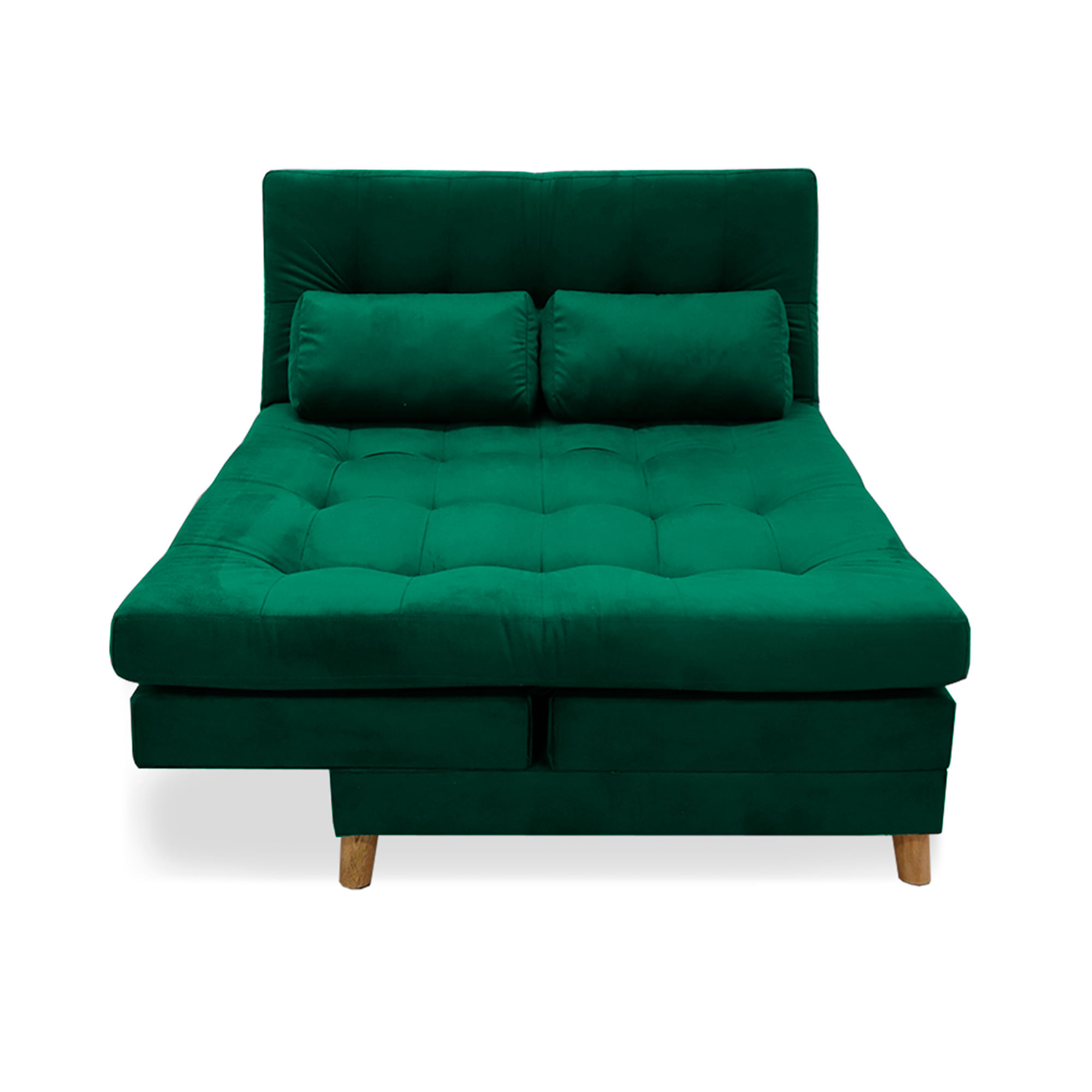 Sofa Cama Kalin Cinco Posiciones Verde - Agaval