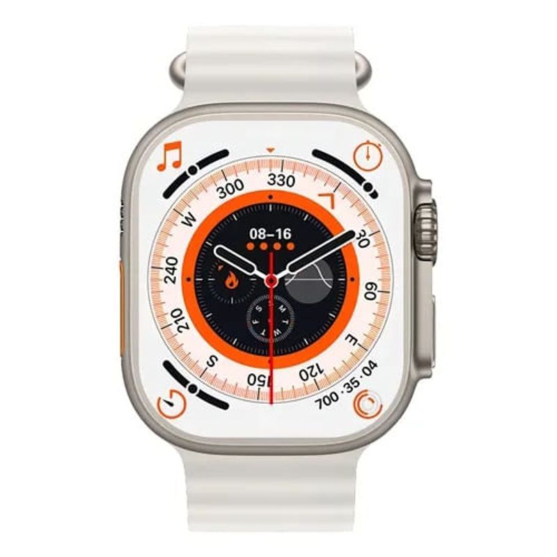 Reloj Inteligente T800 Ultra Smartwatch Doble Pulso Gris - Agaval