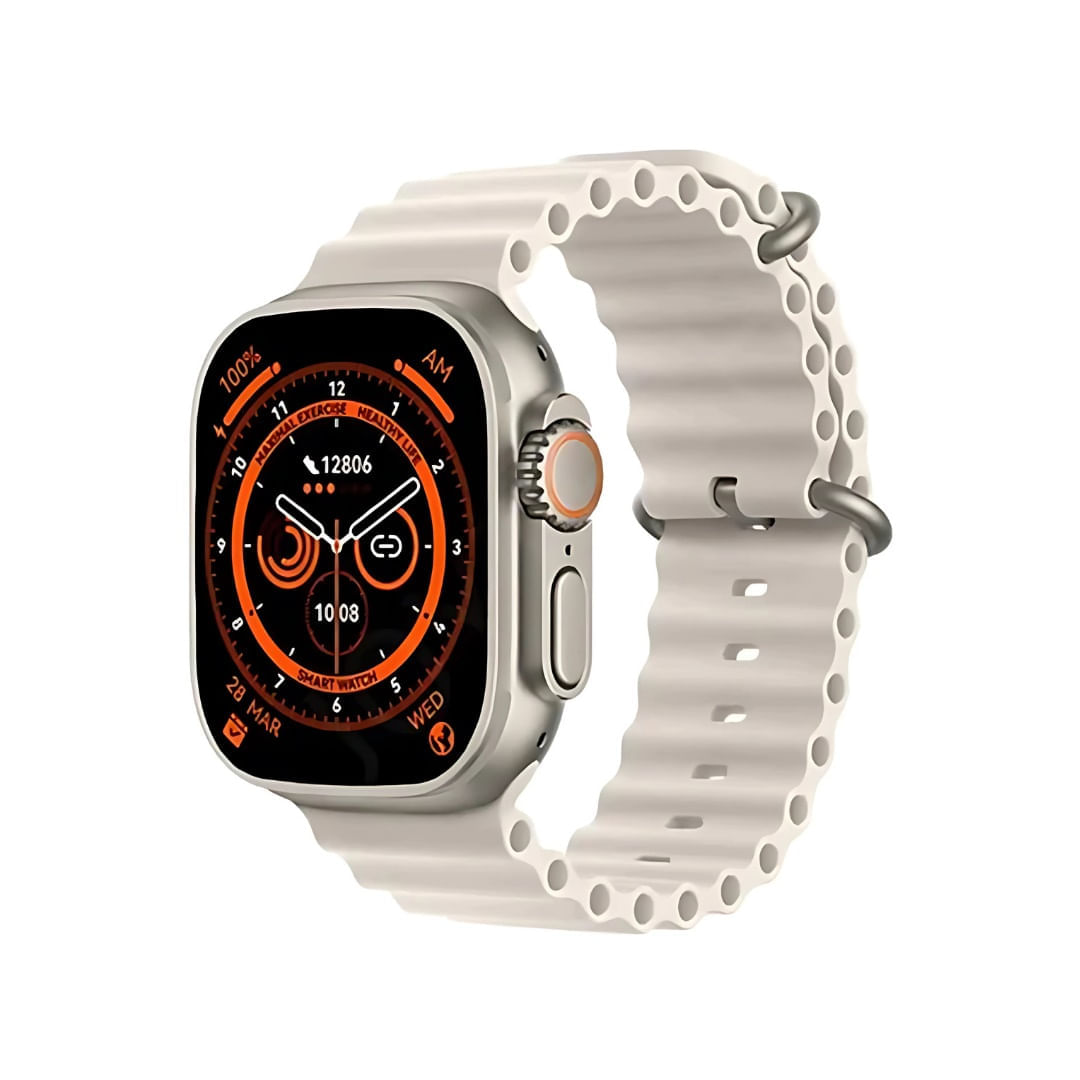 Reloj Inteligente T800 Ultra Smartwatch Doble Pulso Gris - Agaval