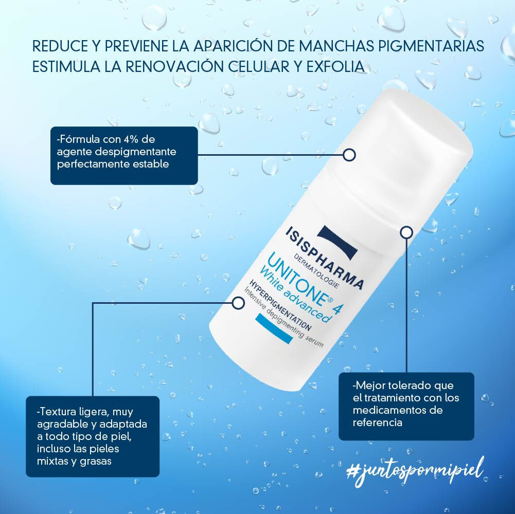 Unitone 4 White Advanced Serum - Isispharma - Agaval