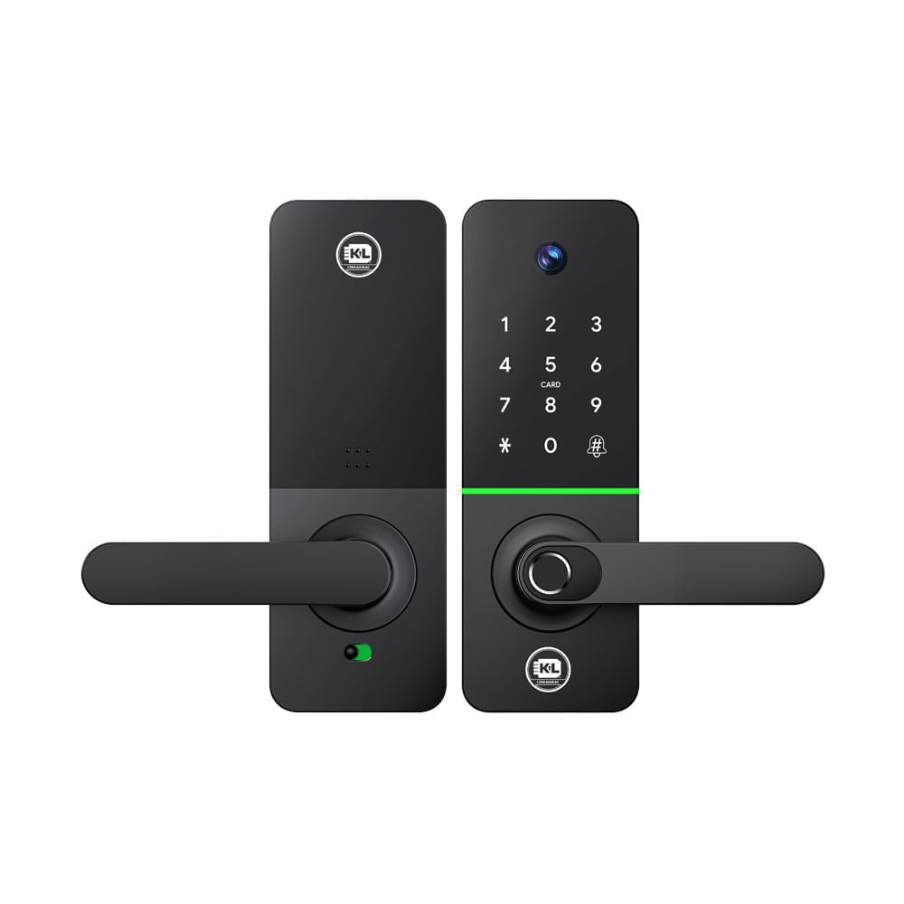 Cerradura Digital Garaban Black Mate con cámara - Agaval