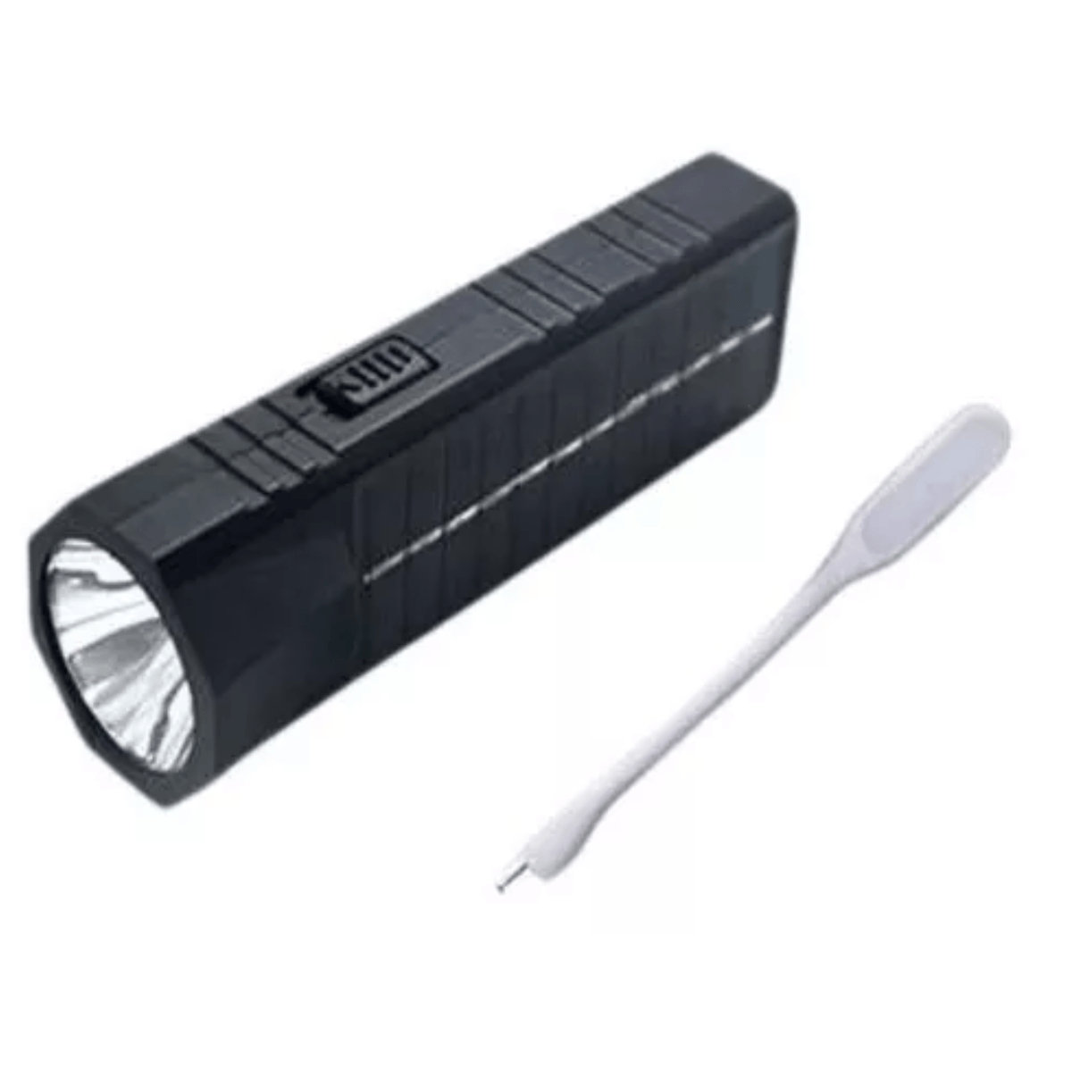 Linterna Recargable Con Panel Solar + Mini Lampara Flexible - Agaval