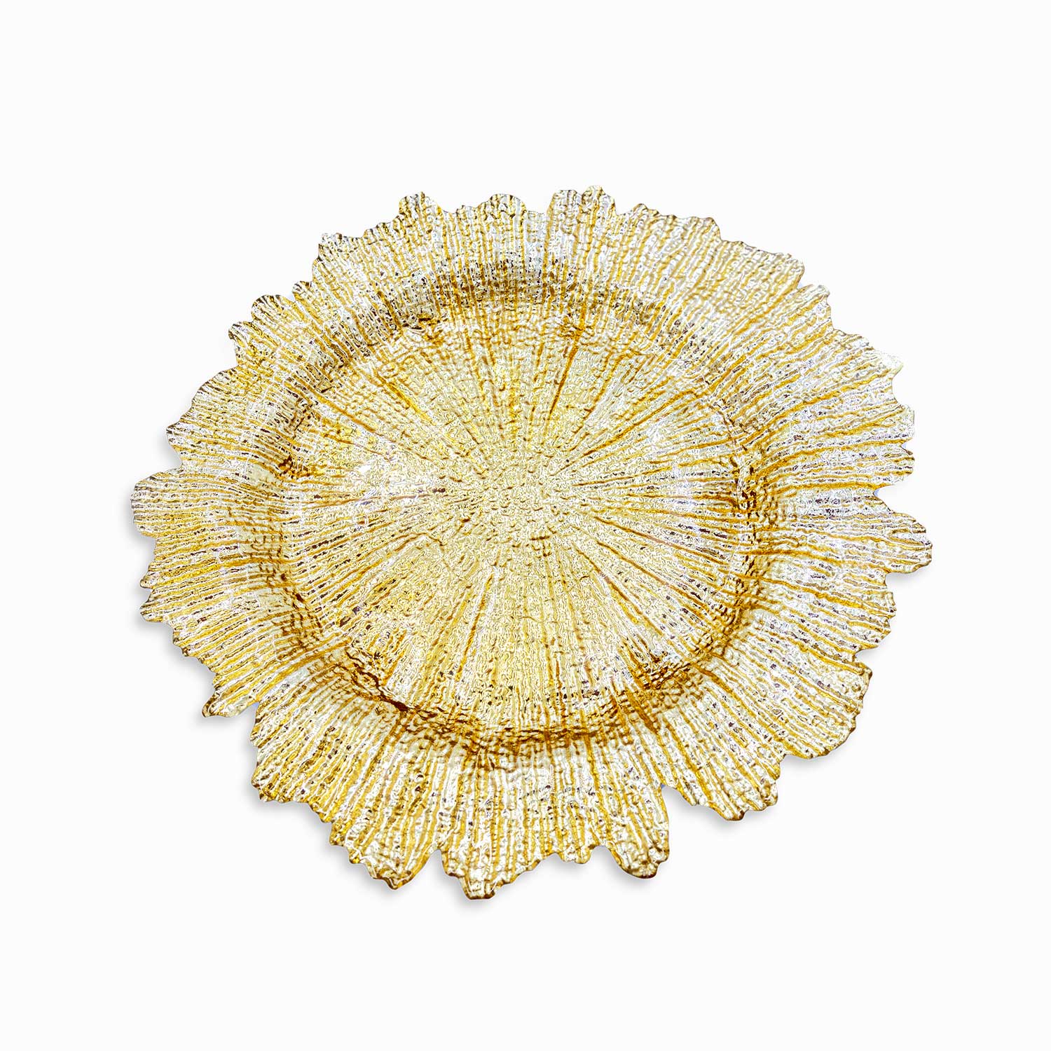 Plato base Alba dorado 33cm - Agaval