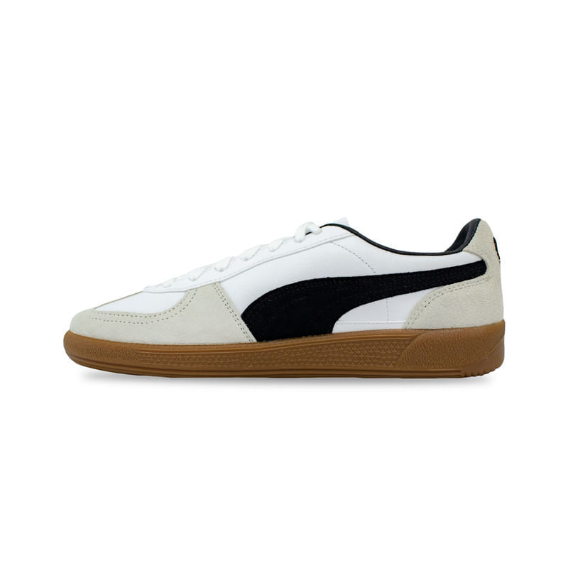Tenis Puma Palermo Lth Hombre Color Blanco Negro Beige - Agaval