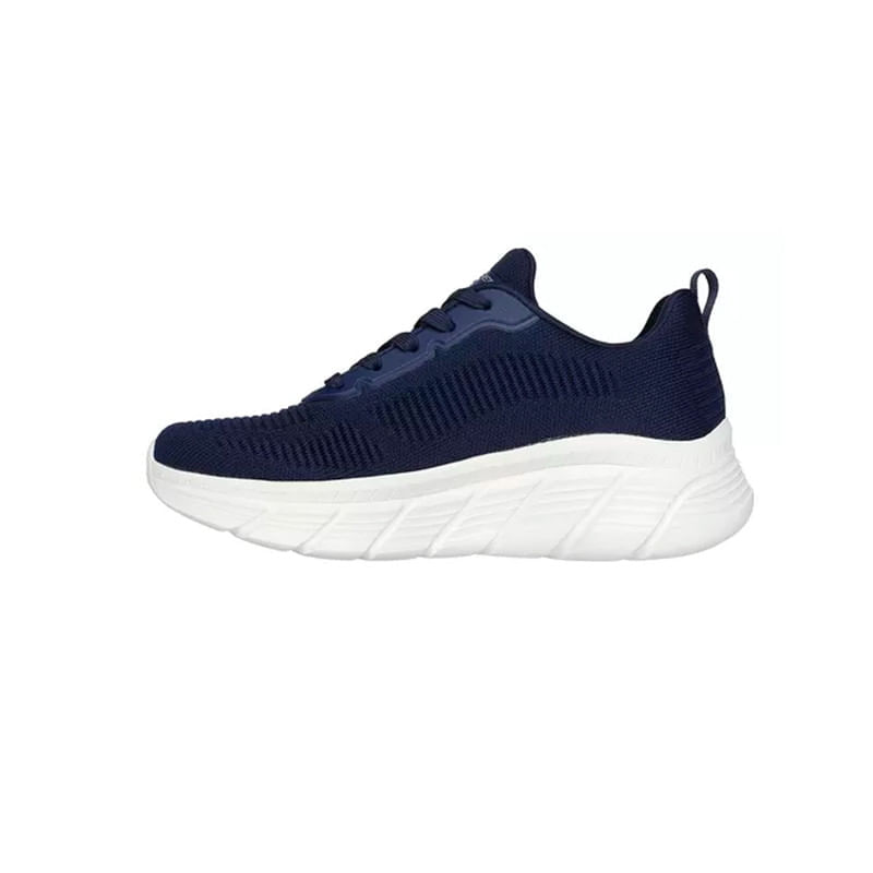 Tenis Skechers Bobs B Flex Hi Mujer Color Azul Blanco - Agaval