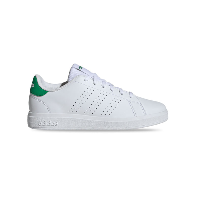 Tenis Adidas Advatage Base Junior Color Blanco Verde - Agaval