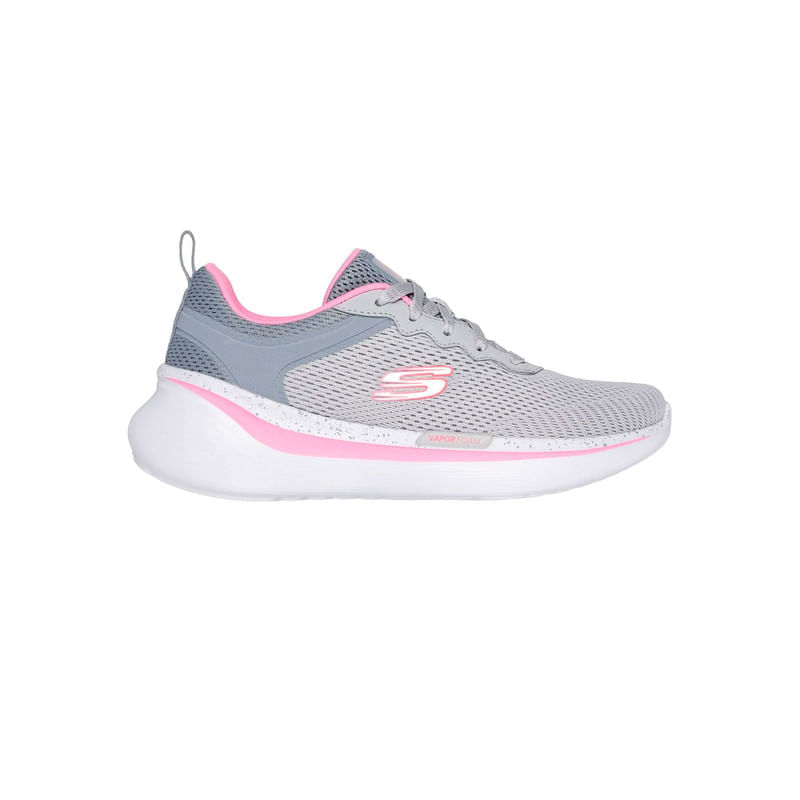 Tenis Skechers Vapor Plus Mujer Color Gris - Agaval