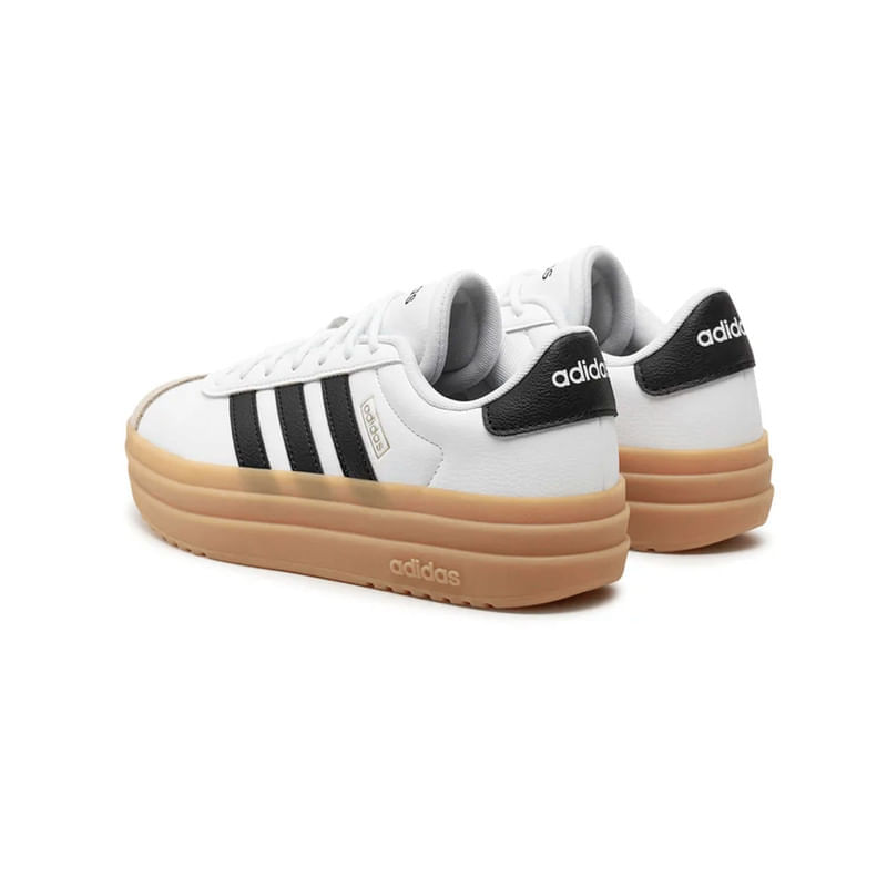 Tenis Adidas Vl Court Bold Mujer Color Blanco Negro - Agaval
