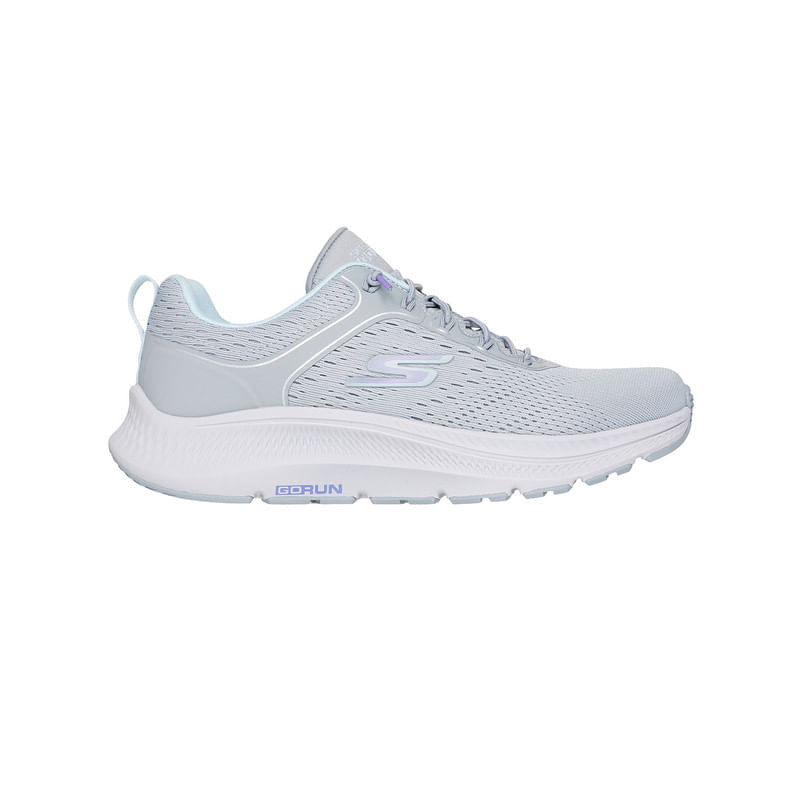 Tenis Skechers Go Run Consistent 2 0 Mujer Color Gris Blanco Azul - Agaval