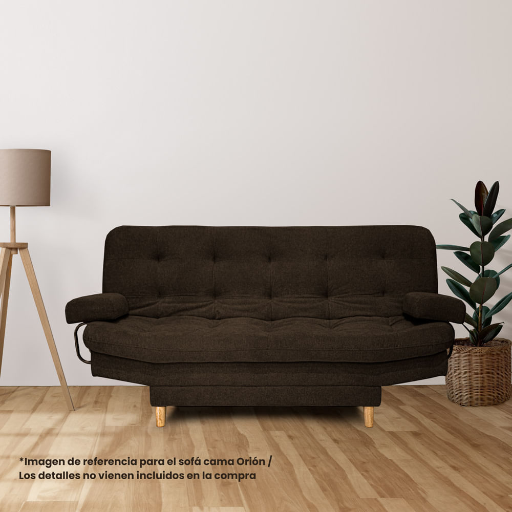 Sofá Cama 3 Posiciones Confort Vital Chocolate - Agaval